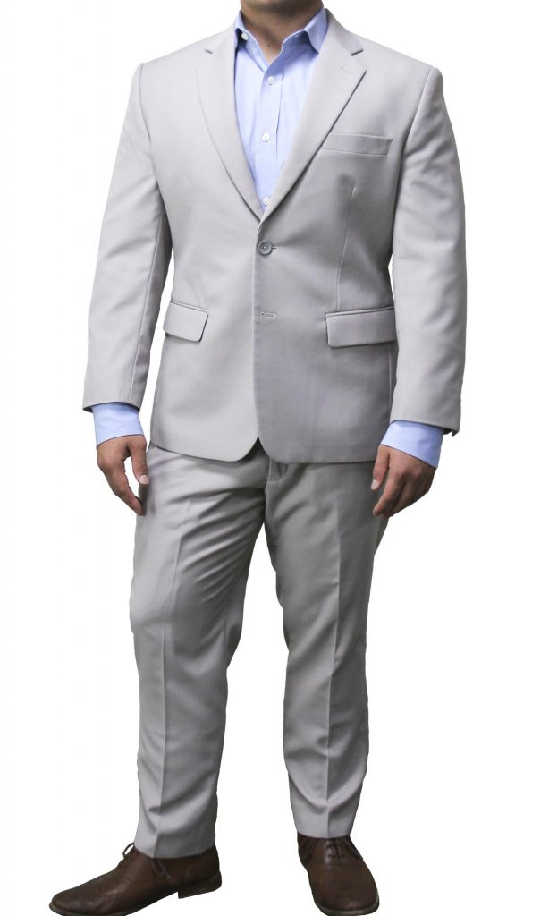 Light Gray Suit - Men's Custom Suits - Fraternity Suits